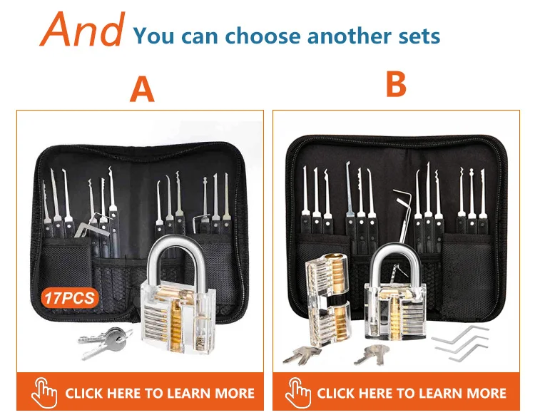 Lockpicking Training Kit - High Quality Locksmith Tools