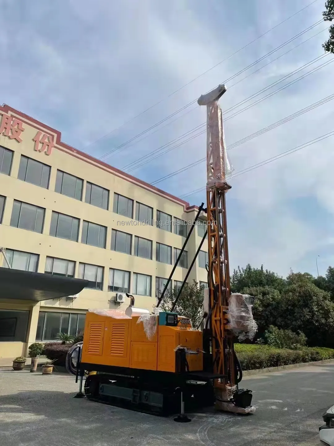 1200m Crawler Hydraulic Rotary Test Geotechnical Core Soil Drilling Rig ...