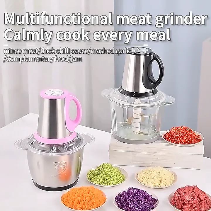 Manual Cooking Cutting Desktop Chopper Electric Fufu 6l Kitchen,Blender ...