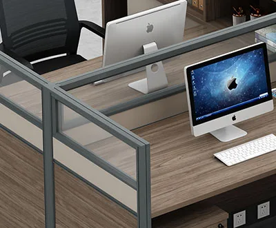 Office Soundproof Office Workstation 6 Cubicle Desk Stations Design ...