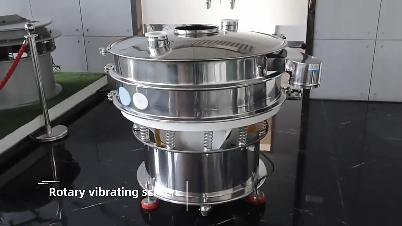 China Circular Vibratory Screeners Horizontal Vibro Sifter Machine For ...