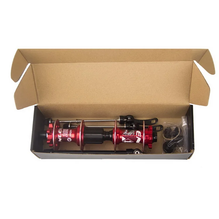 Front Rear Hub 32 Holes Bicycle Hubs Qr Thru Axis 4 Bearings Am Fr Mtb ...