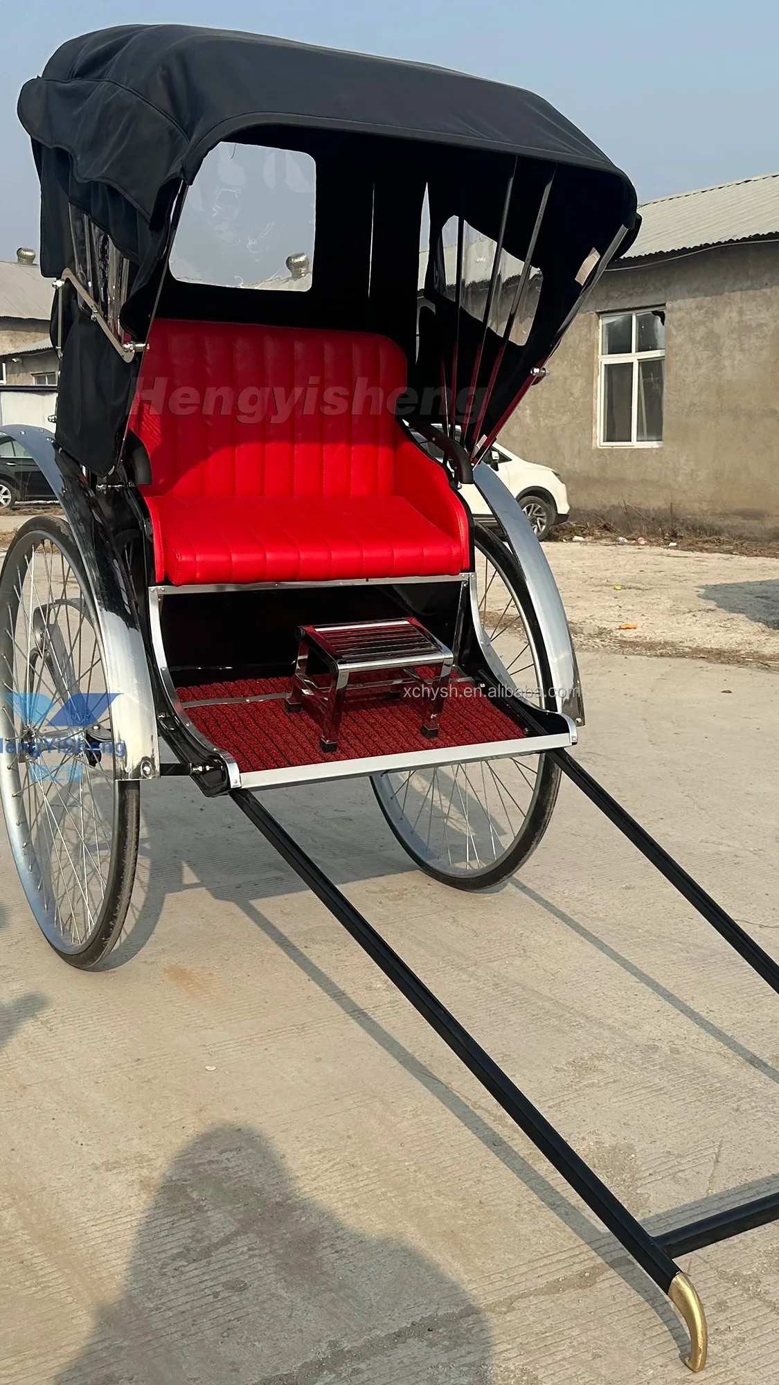 Human Pulled Jinrikisha/vintage Rickshaw/japanese Style Hand Pulled ...