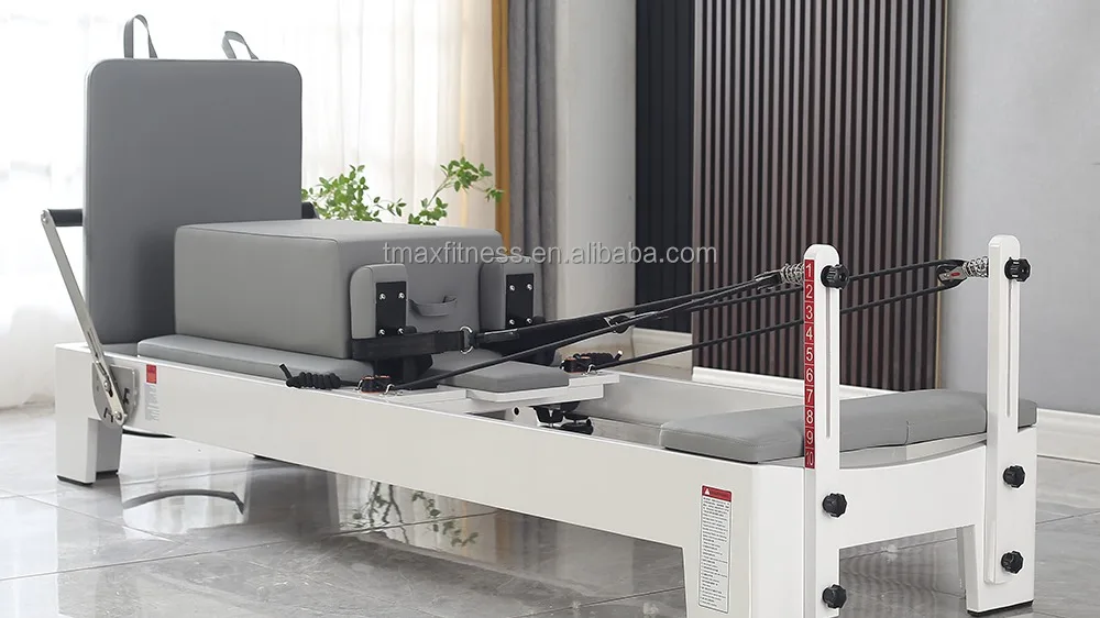 Tmax Brand Wood Pilates Equipment White Wooden Reformer Pilates Machine ...