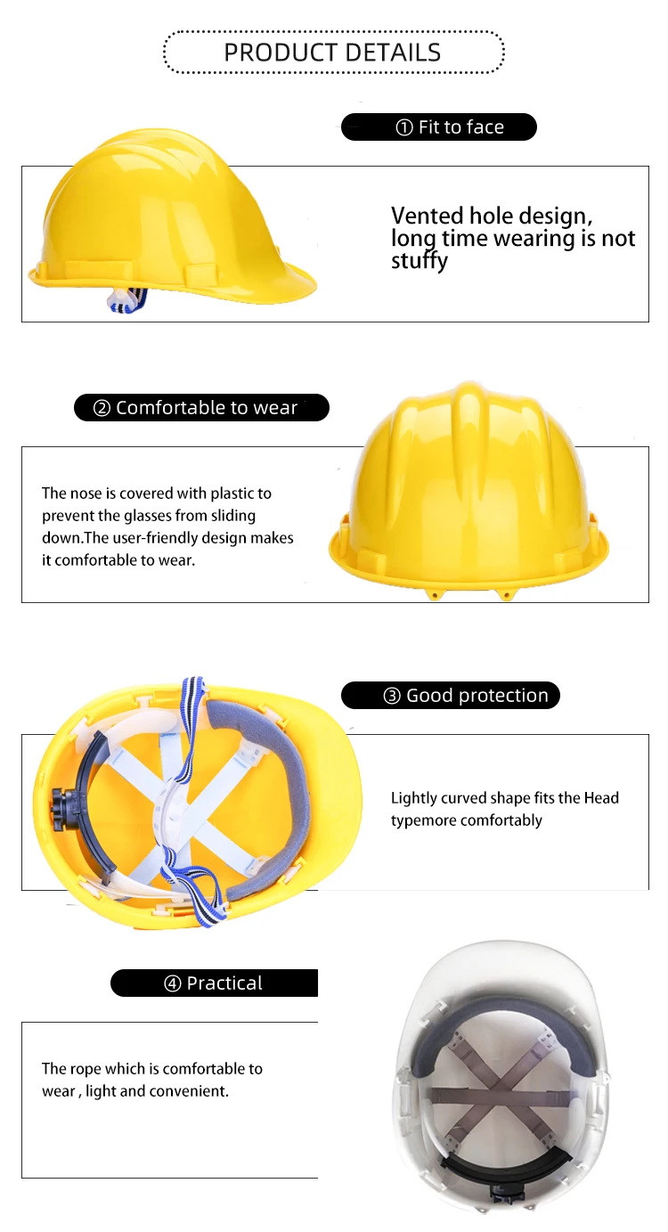 Approved Hard Hat for Electrical Work - Safety Helmet