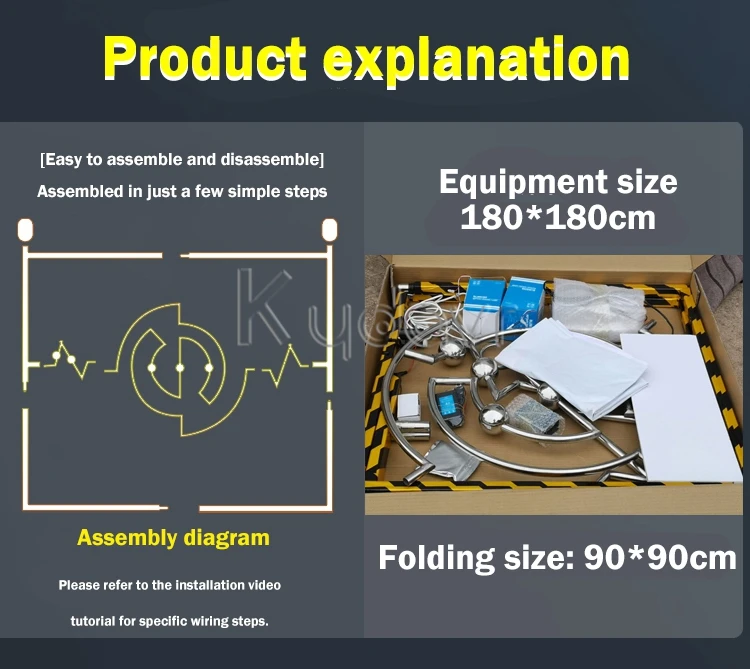 Giant Custom Carnival Amusement Park Game Stalls Electric Steady Hand ...