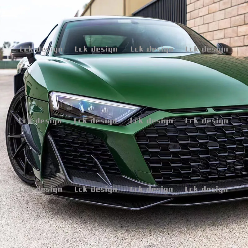 Dry Carbon Fiber Bumper Lip for Audi R8 V10 Performance