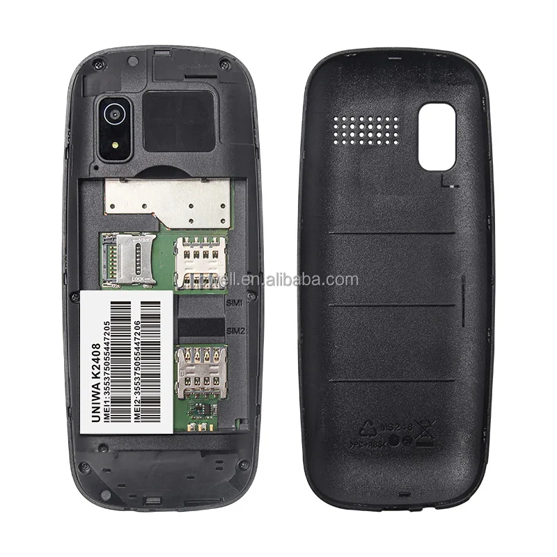 UNIWA K2408 - Feature Phone with 2.4" Keypad & 1900mah Battery