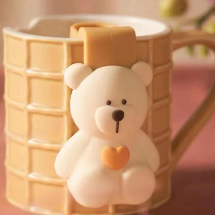 11.5 Oz Cute Bear Mug Ceramic Coffee Mug Support Logo Customized And ...
