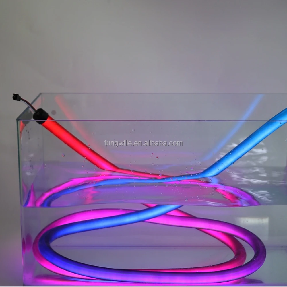 2nd Gen Bendable Neon Flex LED Strip Lights - 100mm RGB Color Changing ...