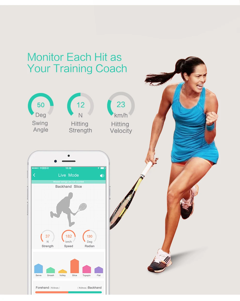 Smart Tennis Sensor - Track Your Motion & Improve Game