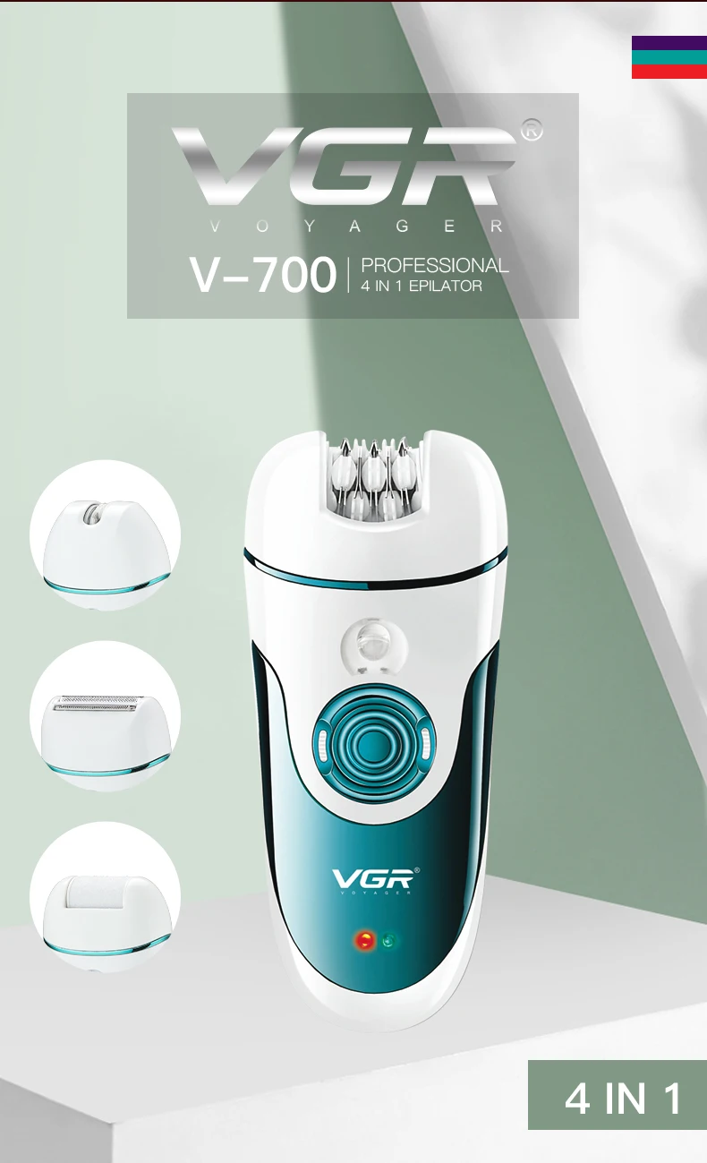VGR V-700 Electric 4 In1 Grooming Kit - Versatile & Efficient