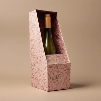 Factory Personalized Pink Luxury Mini Champagne Wine,White Cardboard ...