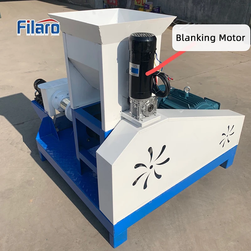 Huashi Floating Fish Feed Mill Pellet Extruder Machine Fish Food 2t ...