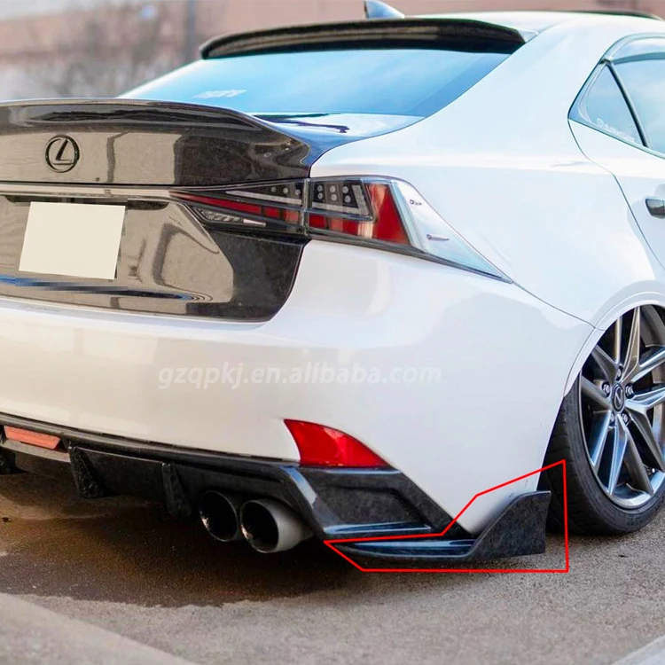 Lexus IS250/IS300 Carbon Fiber Rear Spoiler Diffuser Kit