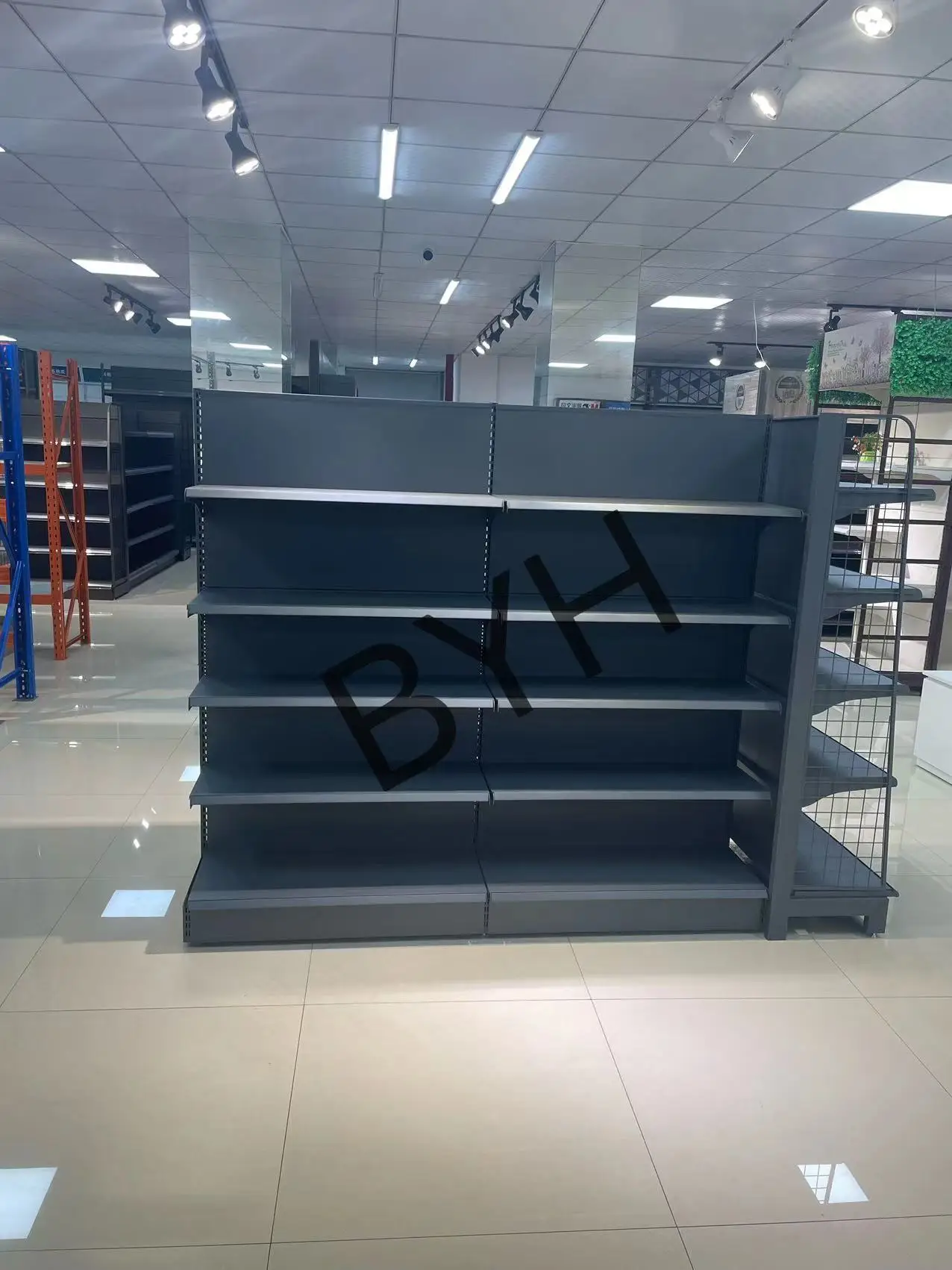 Heavy Duty Supermarket Shelves Store Display Racks Gondola Stand For ...