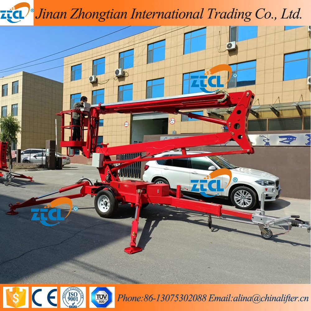 Articulated Towable Boom Lift Truck Mounted Hydraulic Lift Tables ...