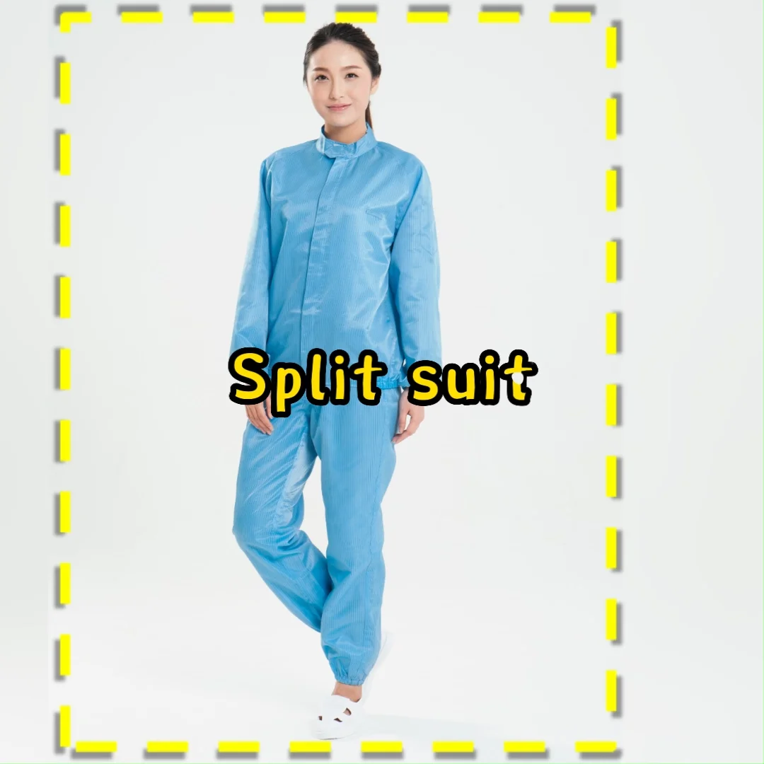 Customized Comfortable Cleanroom Esd Lab Clothing Antistatic Working ...