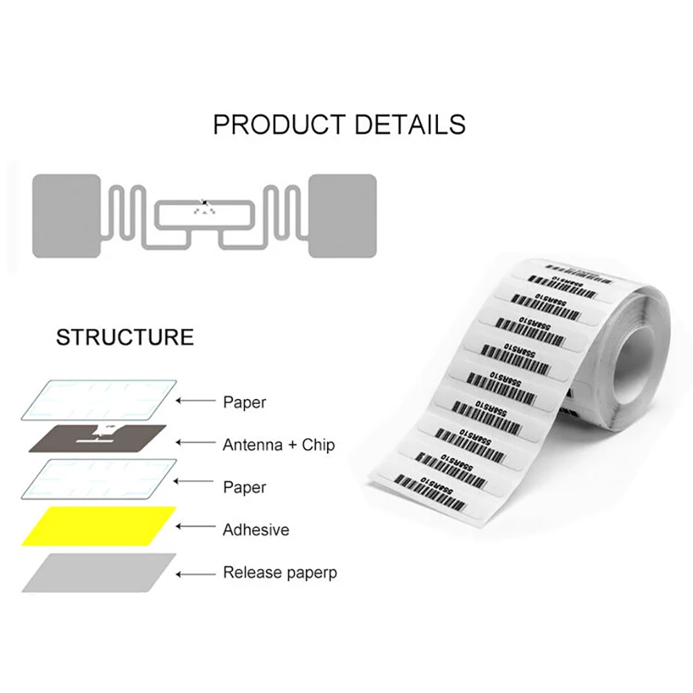 U8/U9 Jewelry RFID Labels - Durable, Customizable Tags