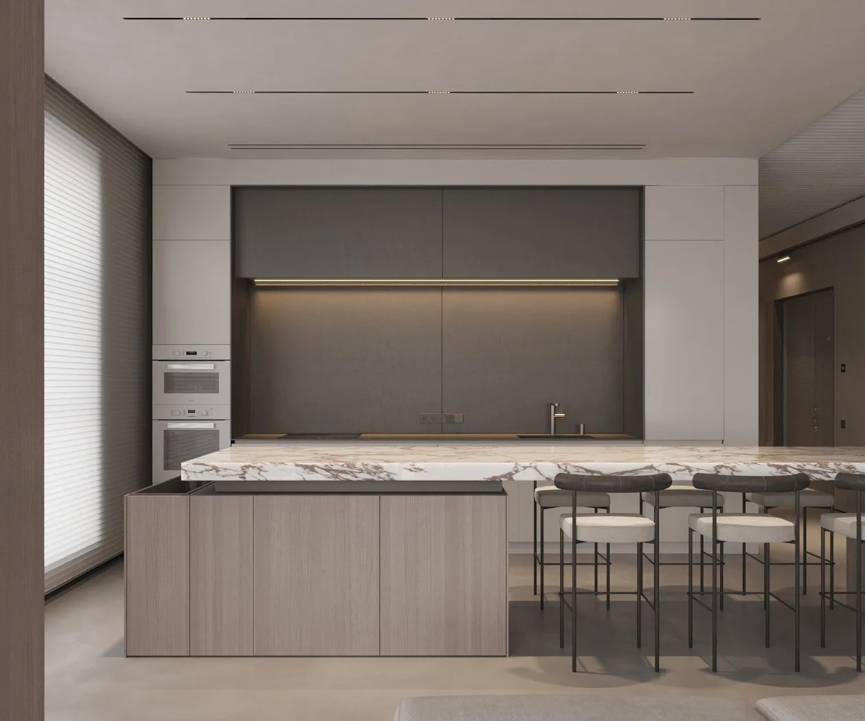 Tuzhi Casa Korean Low Cost Latest Designs Kitchen Units Set Furniture ...