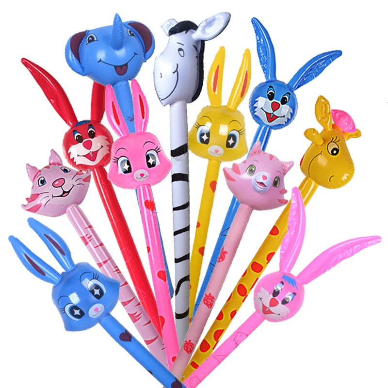 Promotional Inflatable Stick Toys - Different Animal Designs