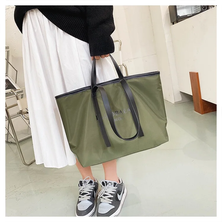 Large Capacity Oxford Cloth Tote Bag Firewood Carrier Organizer ...