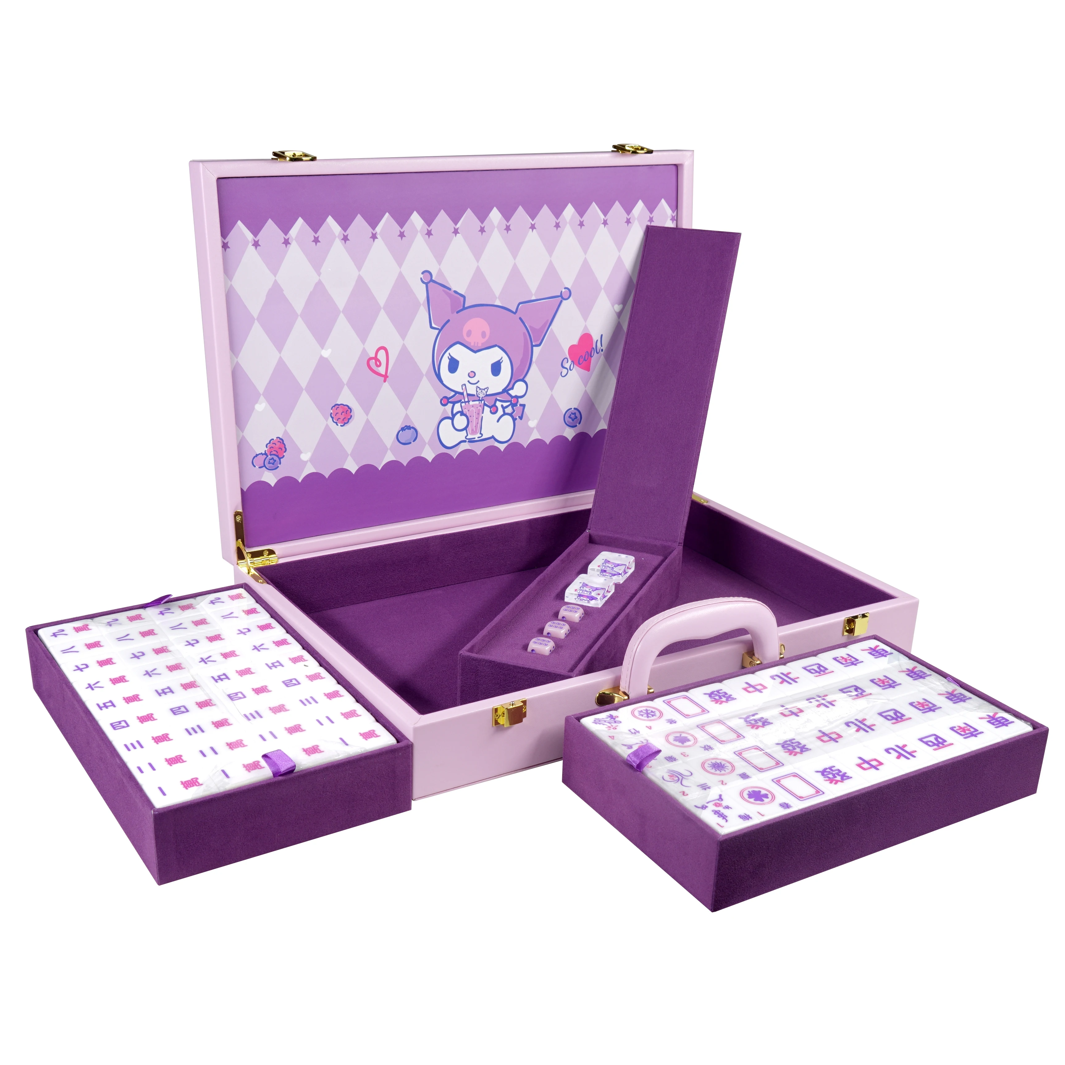 Customizable American Mahjong Set - Durable Acrylic Tiles