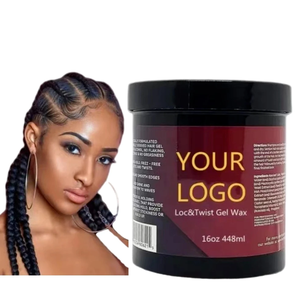 Custom Logo Edges Hair Styling Product Braid Gel Loc And Twist Gel ...