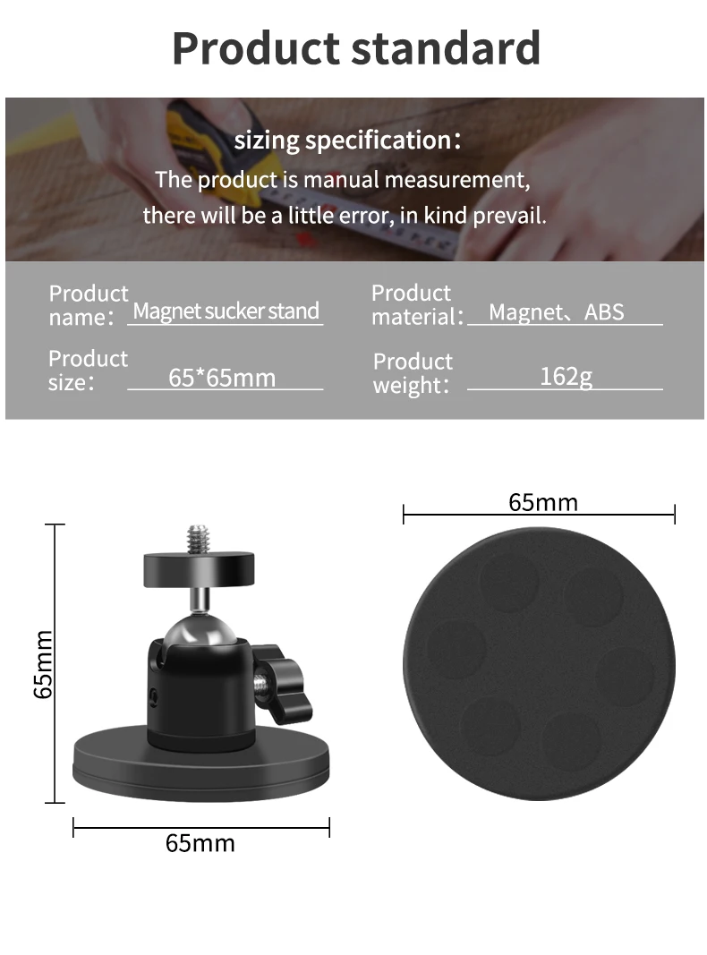 Kipye Magnetic Mount For Insta360 X3 / One X2 Neodymium Magnets For ...