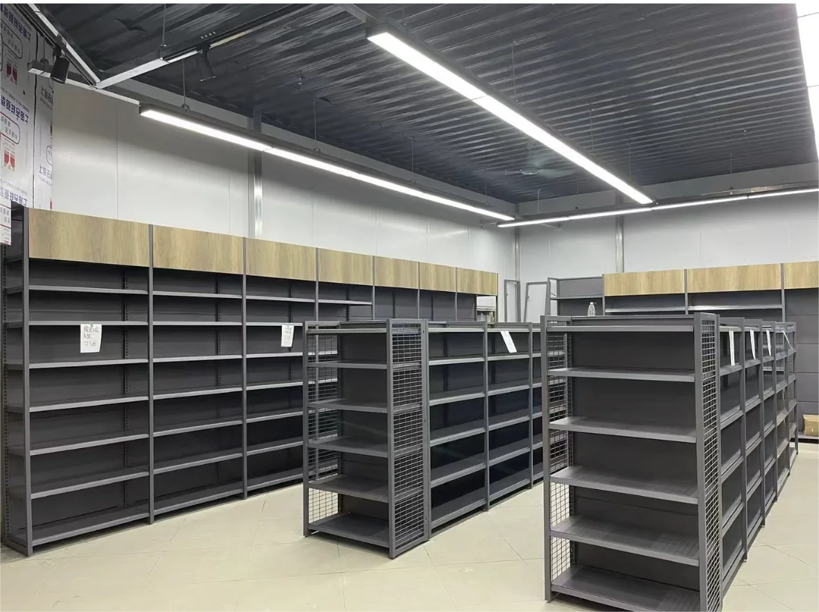 Movable And Standing Shelf Steel Display Supermarket Shelf Racks ...