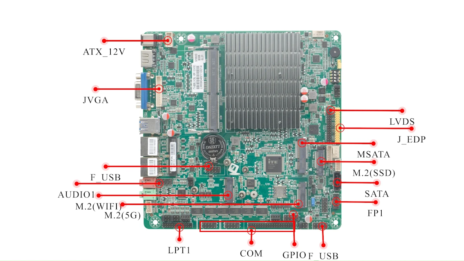 N305 Motherboard Placa Mae Industrial Motherboard Ddr 4 3200mhz So-dimm ...