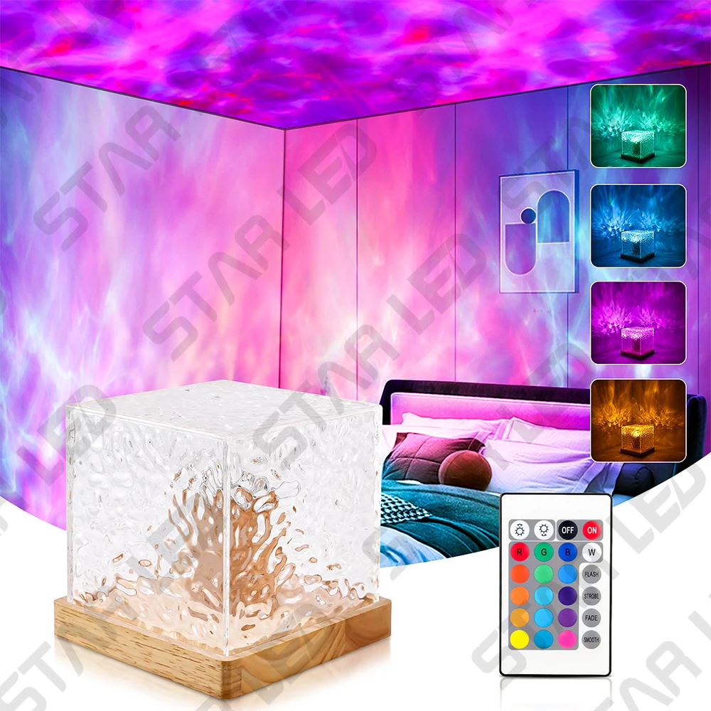 Dynamic Water Ripple Light Effect RGB Remote Control