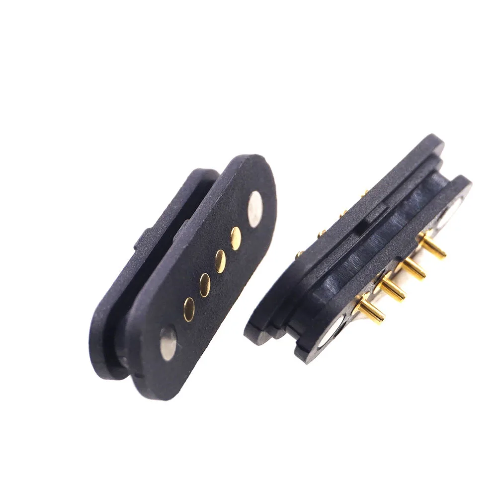 Customizable 4 Pin Magnetic Connector - Strong Force & Durability