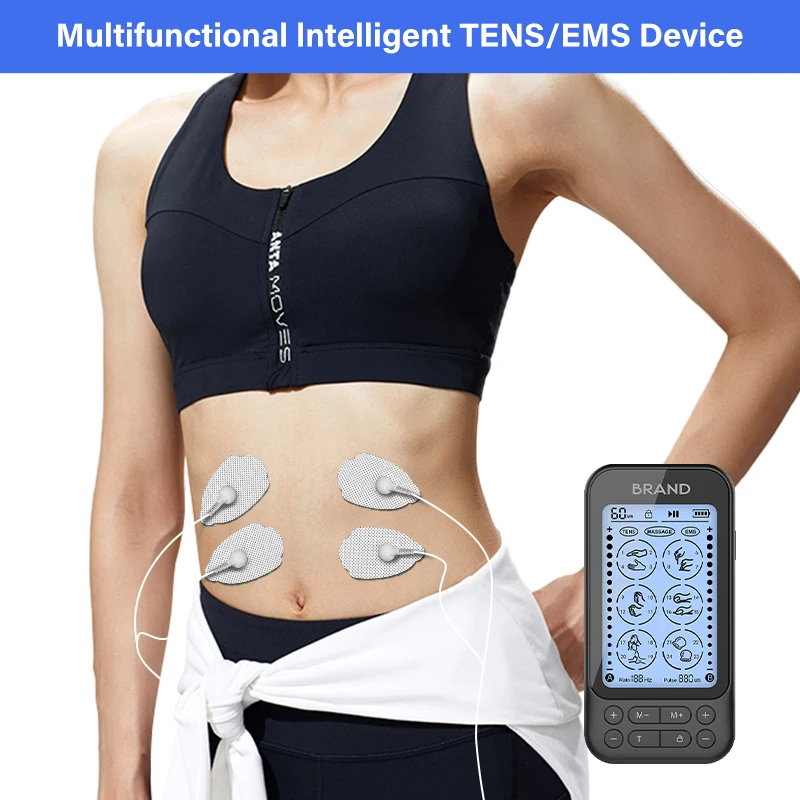 Tens Unit Digital Tens Ems Muscle Stimulator for Back Pain Relief