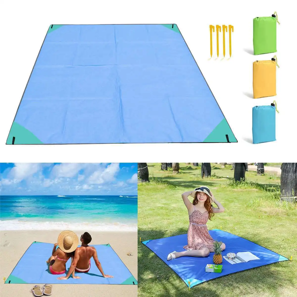 Spring Outdoor Moisture-proof Portable Foldable Mat Waterproof Picnic ...
