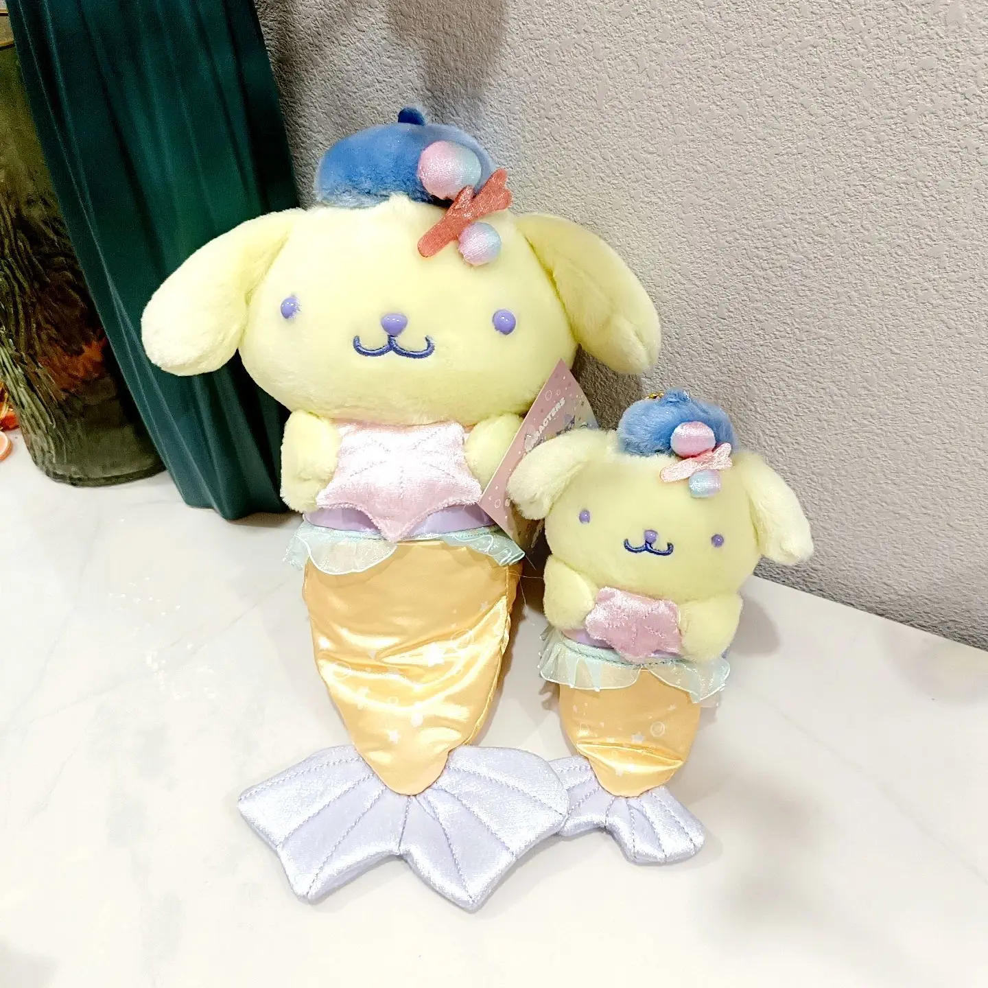 Cinnamoroll Ocean Mermaid Series Plush Toys Kuromi Melody Pacha Dog ...