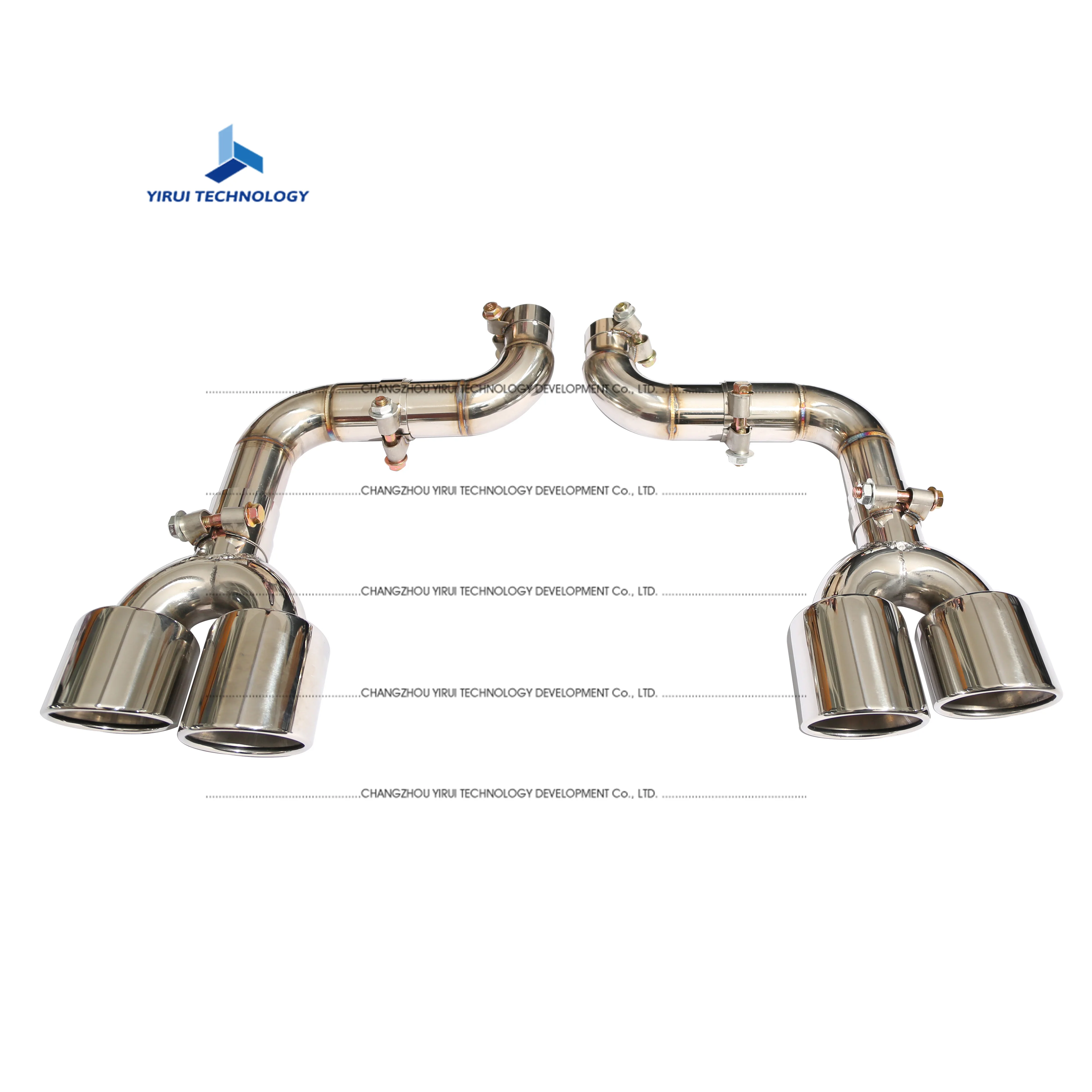 Auto Parts Split Round Simple Exhaust Muffler Tips Tailpipe For HONDA ...