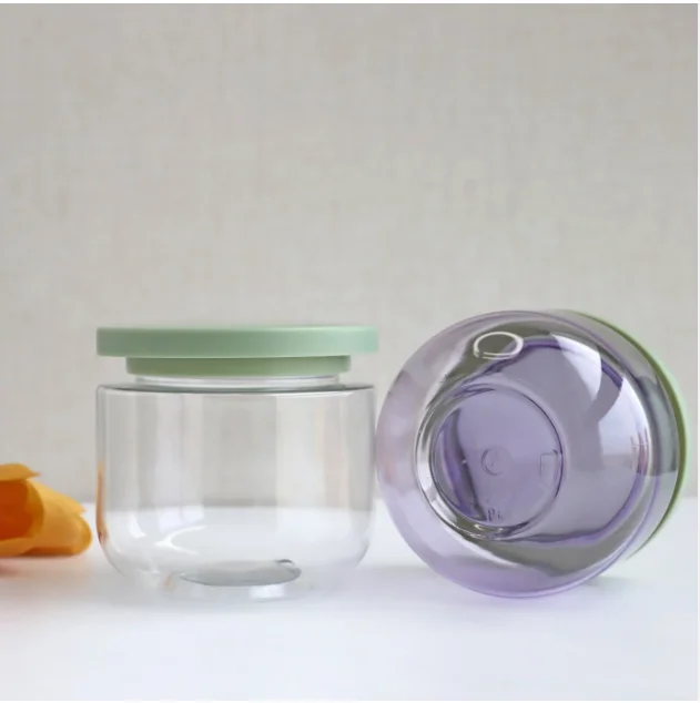 250ml 300ml Hair Face Body Scrub Container 8oz Plastic Jar for Cosmetic ...