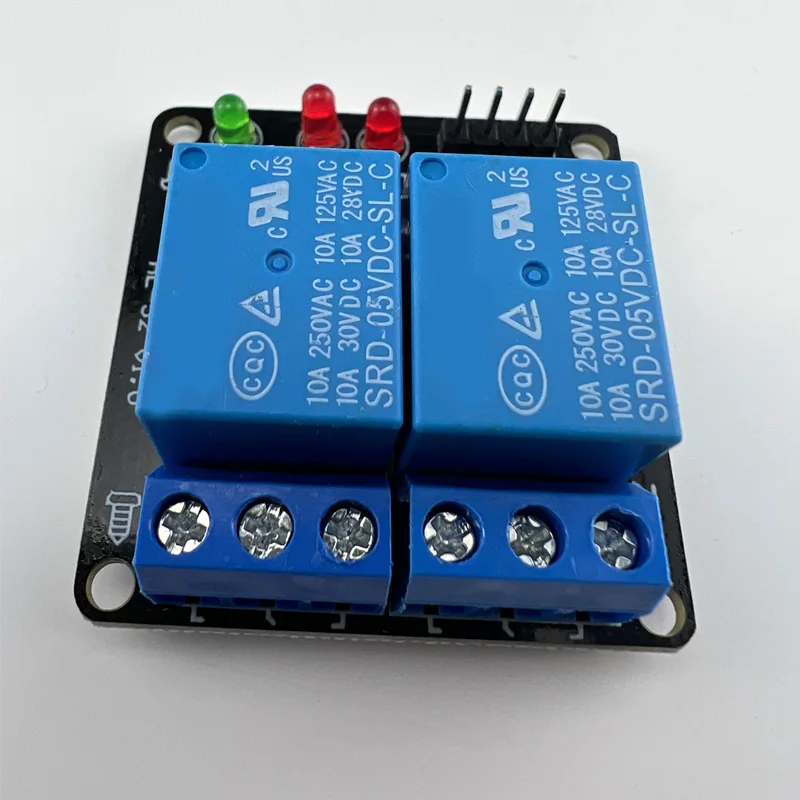 Liludin 2 Channel 3V Relay Module Board 3.3V Low Level Trigger with LED ...