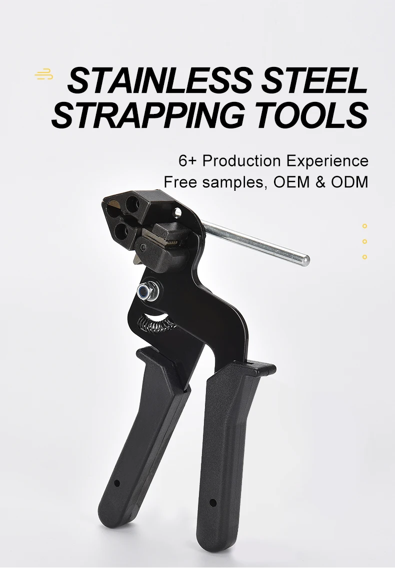 Heavy Duty Stainless Steel Cable Tie Tool Gun Hand Guided Tool ...