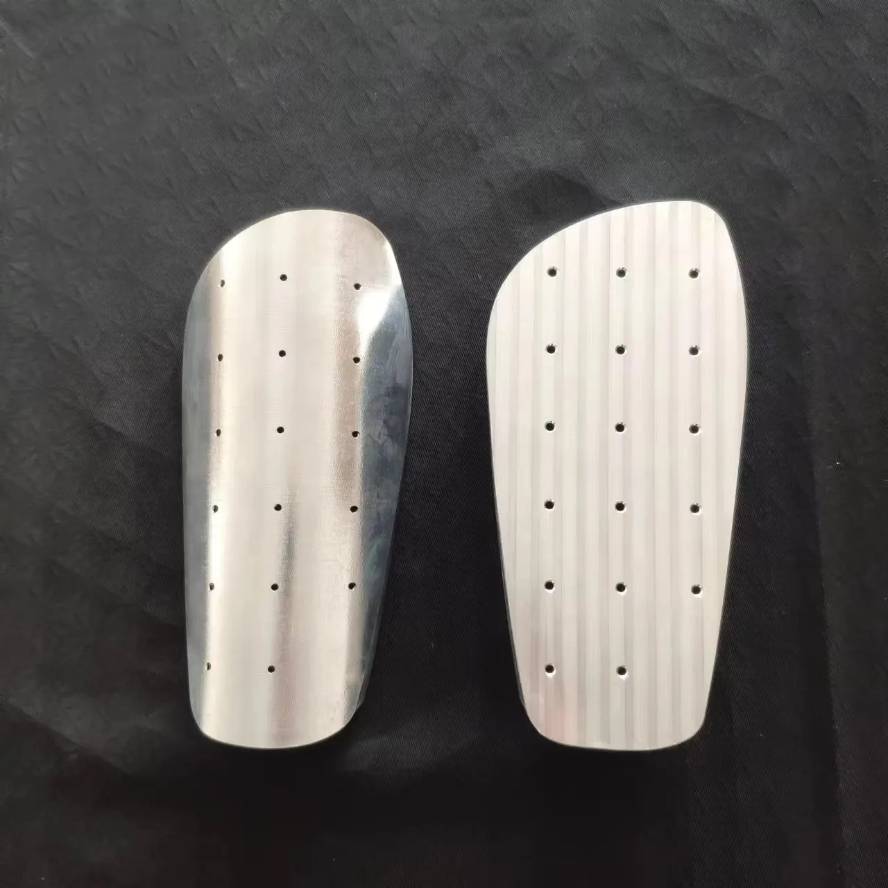 Durable Silver Aluminum Injection Sublimation Football Mini Shinguard ...