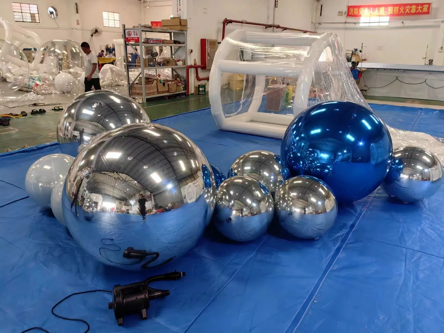 2023 Hanging Mirror Balloon Sphere For Decoration Sealed Gold/silver ...