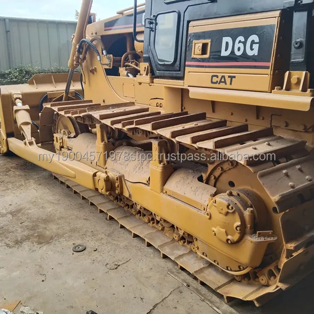Top Factory Second Hand CAT D6G Track-Type Tractors / Bulldozers With Winch for Sale in Shanghai ...