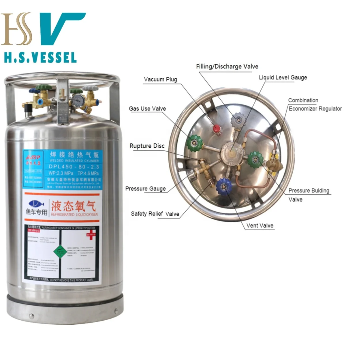 Self-pressurization Transportable Liquid Nitrogen Dewar/liquid Nitrogen ...