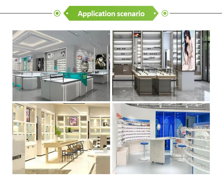 Sunglasses Small Countertop Display Stand Cabinet Made of MDF and ...