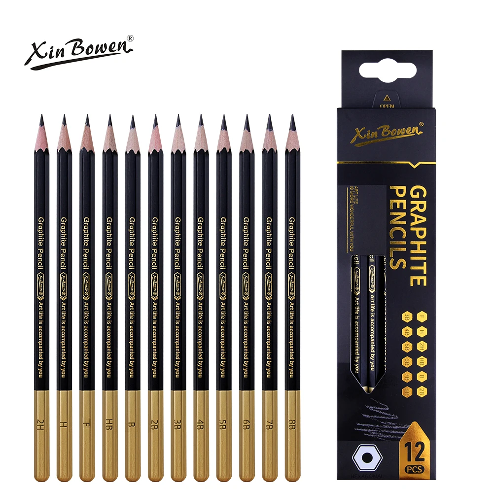 Xin Bowen 12pcs Sketching Art Pencil Kit Super Hot Selling Painting ...