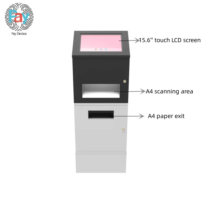 OEM Big 100cm Height Standing A4 Scanner Fast Android Scanner Printer ...