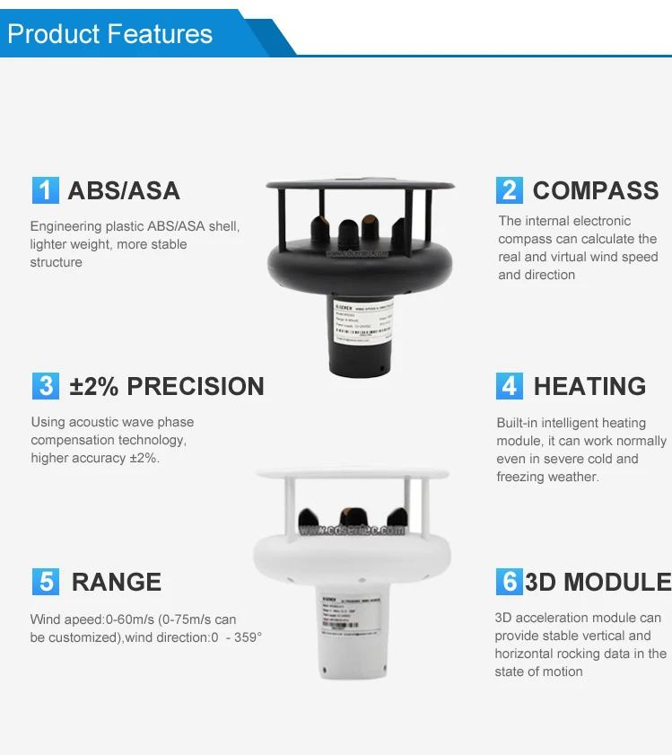 Sentec 3d Sonic Anemometer Sailboat Wind Anemometer The Instrument That ...