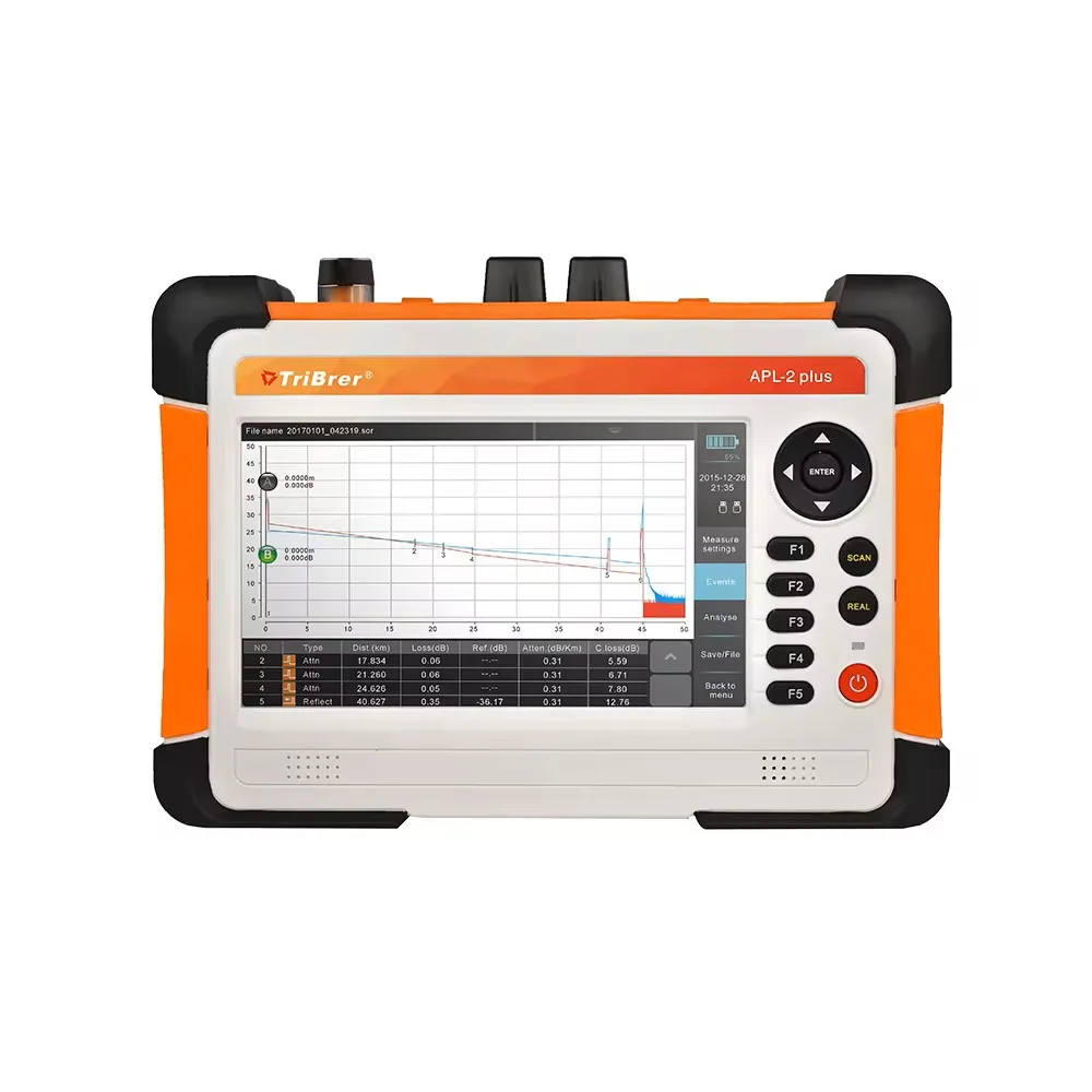 Tribrer Otdr Multi-touch Screen Sm Mm Max.45db 5 Wavelength Platform ...