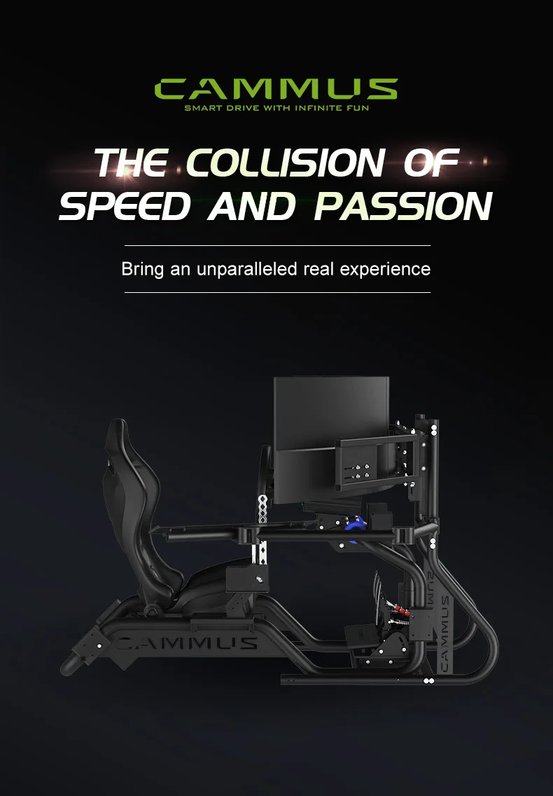 Cammus PC Game Simulator Shifter Cockpit Motion Wheel
